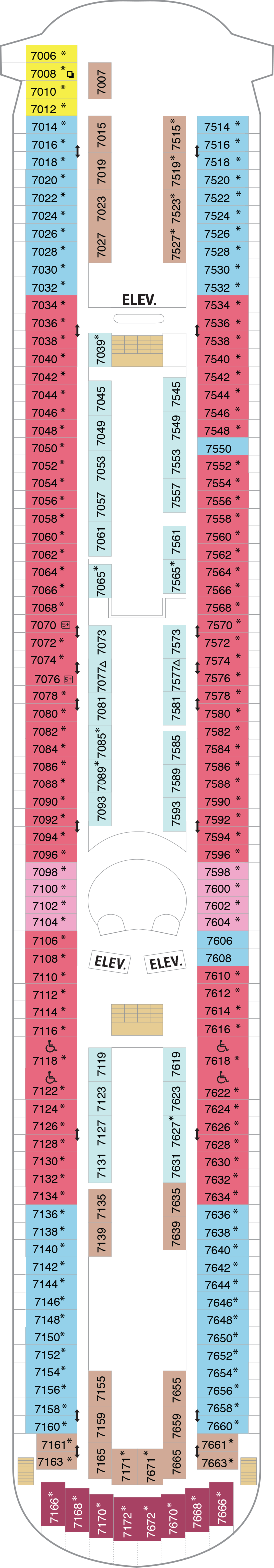 Enchantment Of The Seas Deck Plan