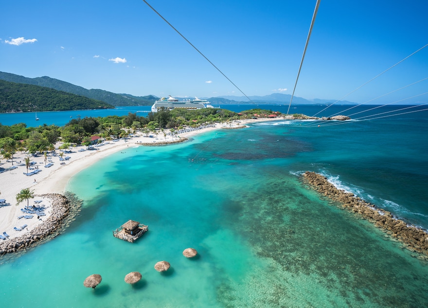 Experience Thrilling Ziplining in Labadee: Dragon's Breath Adventure